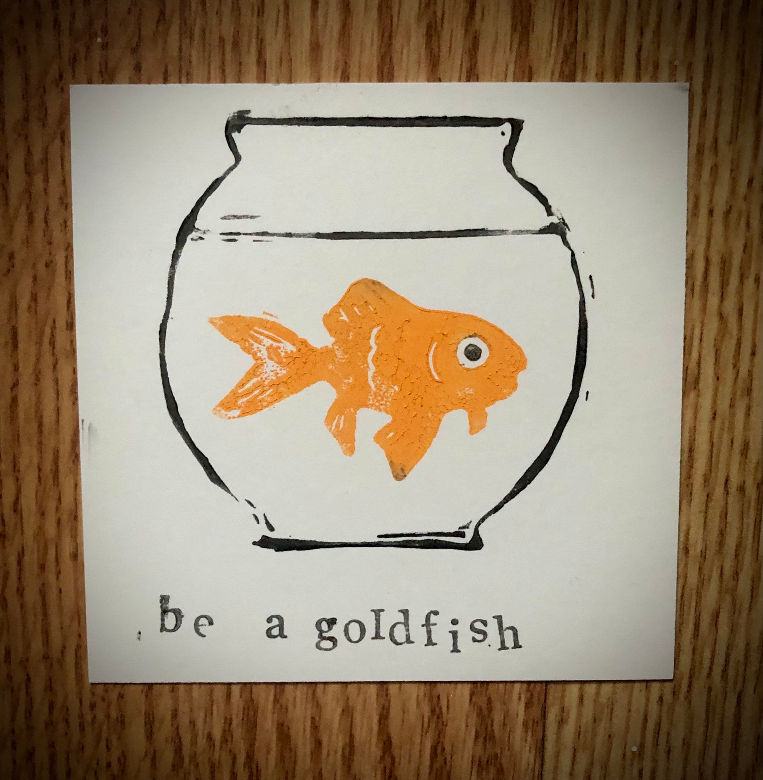Be a Goldfish | Etsy