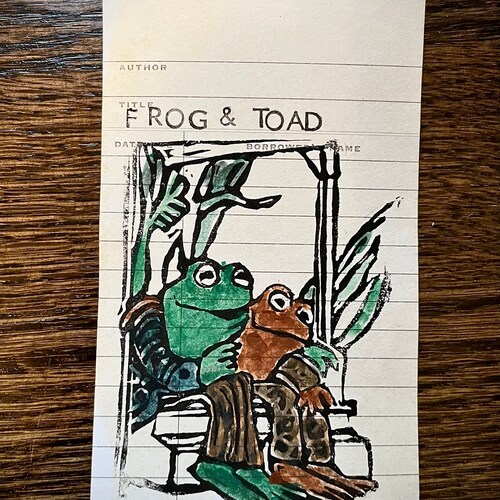 Frog and Toad Print - Etsy