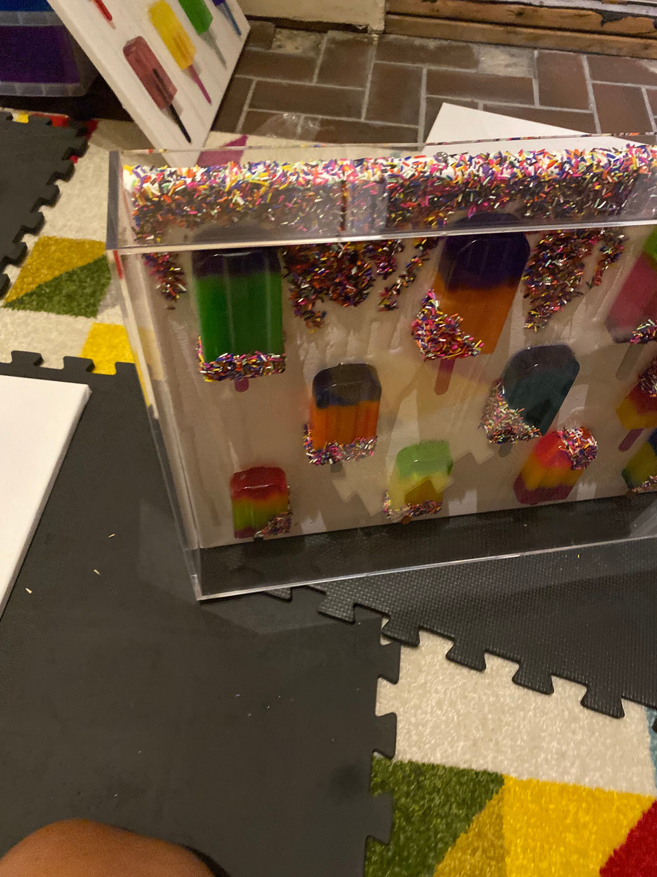 Popsicle Sprinkle Art 18x24 - Etsy