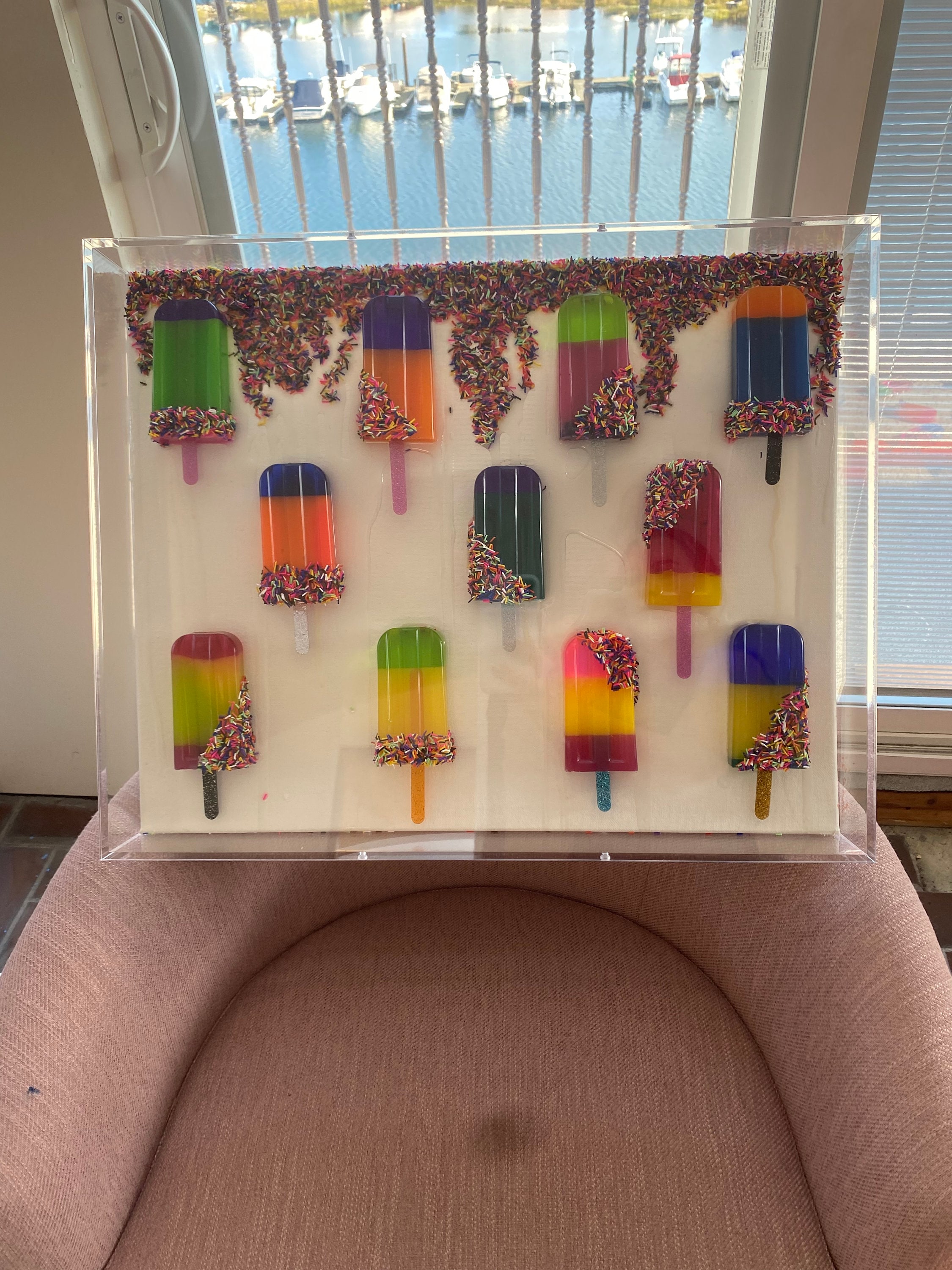 Popsicle Sprinkle Art 18x24 - Etsy