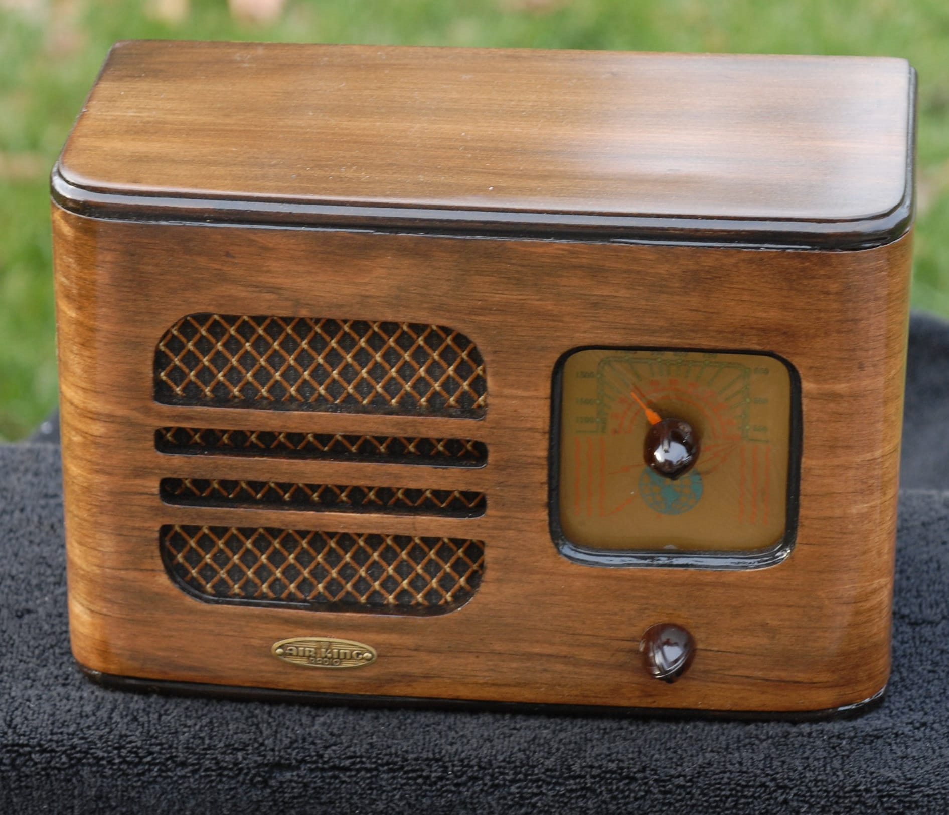 Vintage Antique 1930s Air King Vacuum Tube Wood Radio - Rare, Beautiful ...