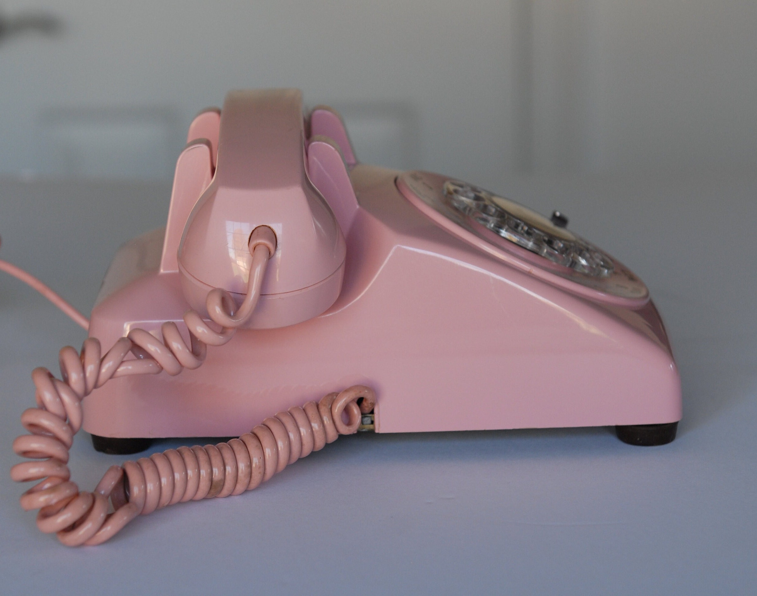 Vintage Retro Pink Bell/western Electric Rotary Phone - Etsy