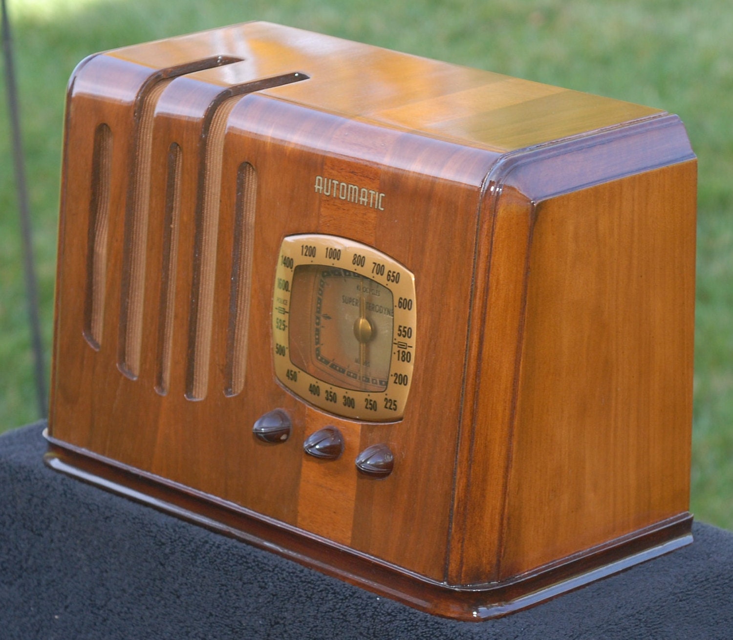 Vintage 1930s Antique Wood Automatic Vacuum Tube Radio - Simply Gorgeous and Restored - Etsy