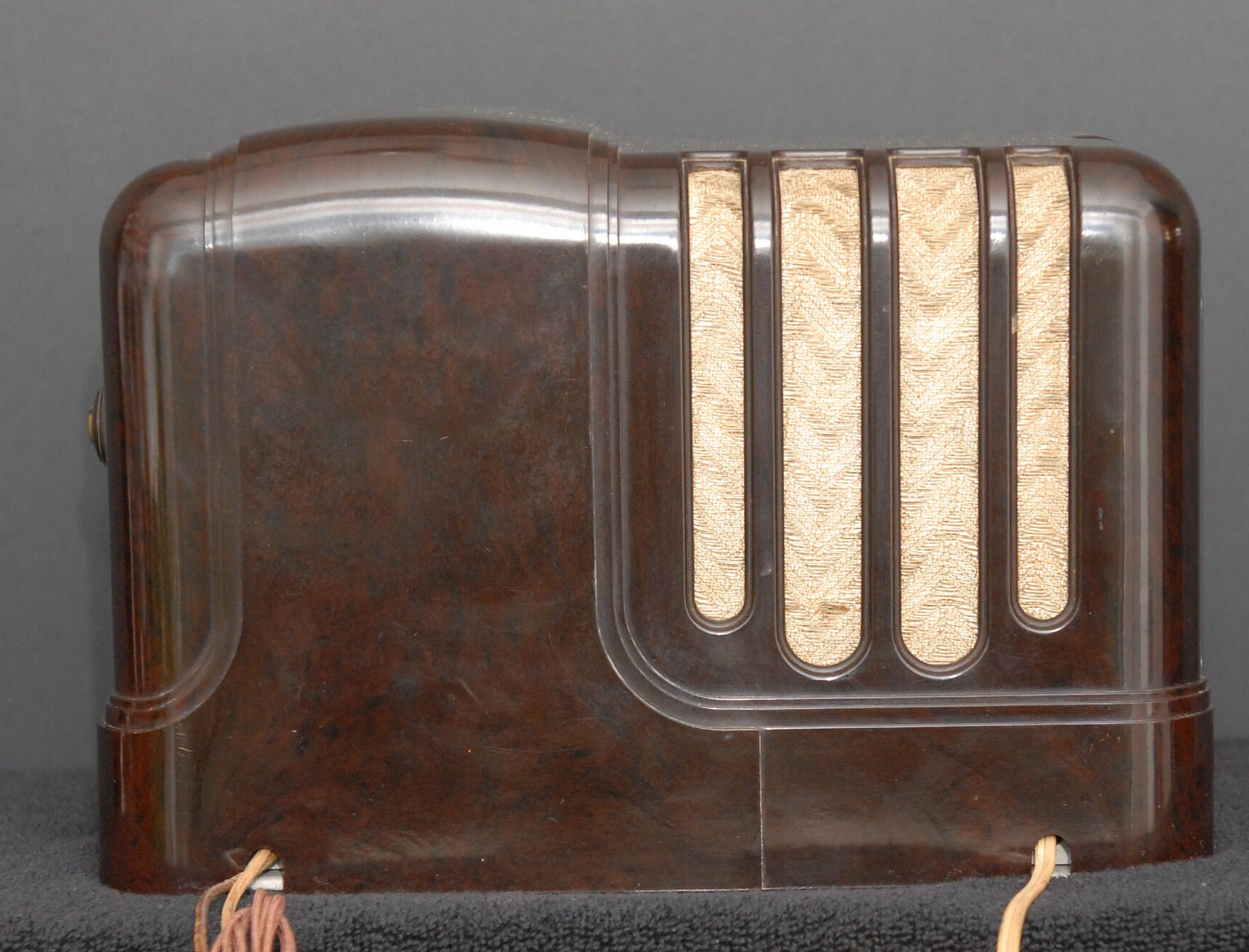 Vintage Art Deco 1930s Antique Belmont scotty Vacuum Tube Bakelite Radio Outstanding and ...