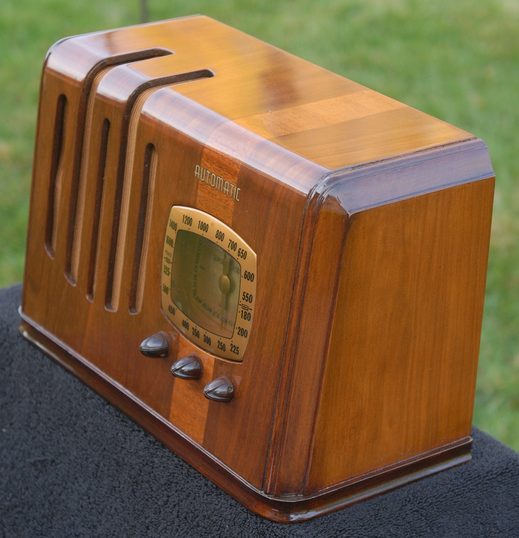 Vintage 1930s Antique Wood Automatic Vacuum Tube Radio - Simply Gorgeous and Restored - Etsy