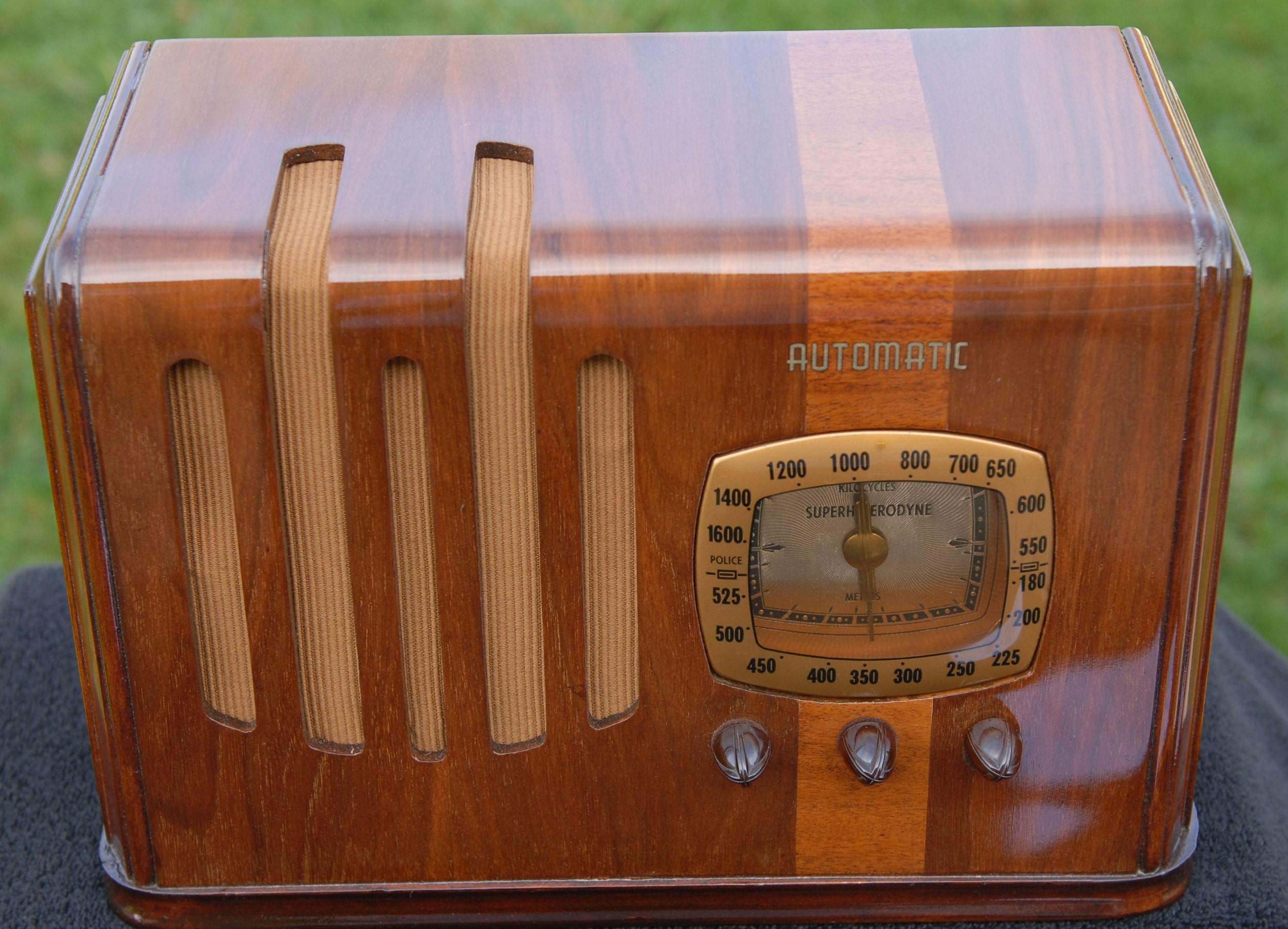 Vintage 1930s Antique Wood Automatic Vacuum Tube Radio - Simply Gorgeous and Restored - Etsy