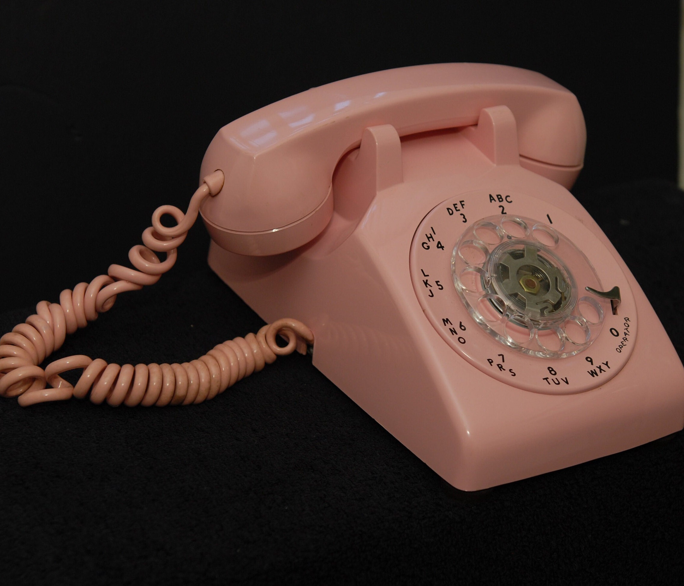 Vintage Retro Pink Bell/western Electric Rotary Phone - Etsy