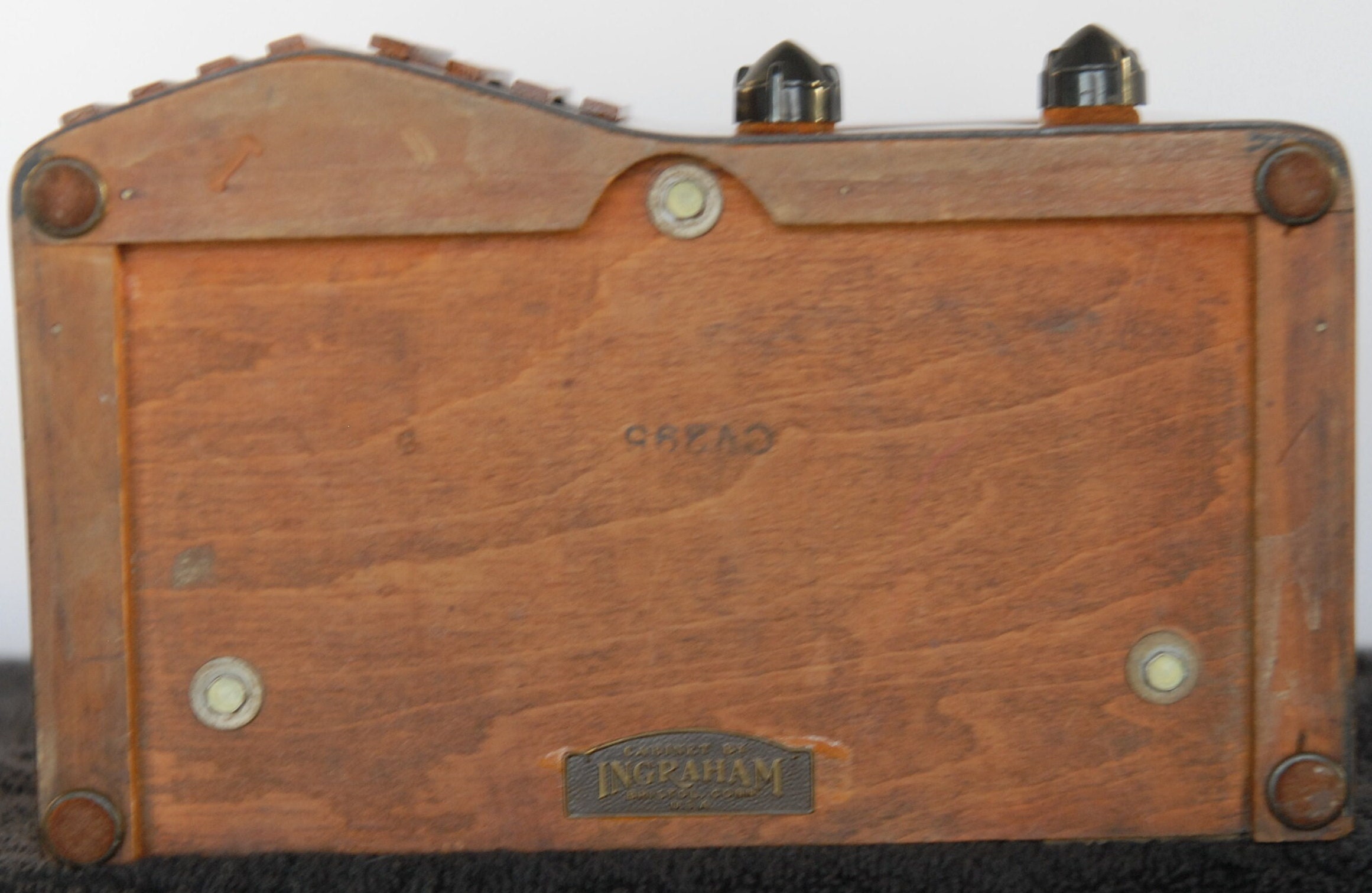 Vintage 1930s Antique Emerson Ingraham Wood Vacuum Tube Radio ...