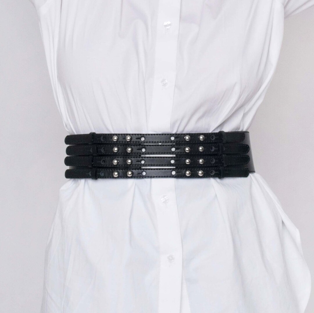 Wide Leather Belt Women, Wide Black Leather Belt, Wide Belts for Women ...