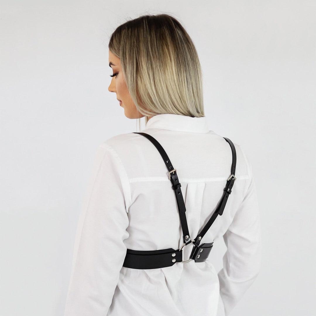 Leather Chest Harness for Women - Etsy