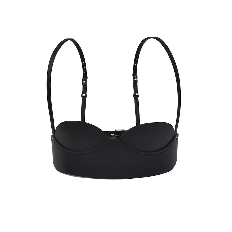 Leather Bra - Etsy