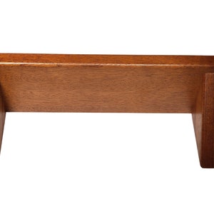 Solid Mahogany Shelf, 12 Inch Wall Mount Minimalist, Shaker Style ...