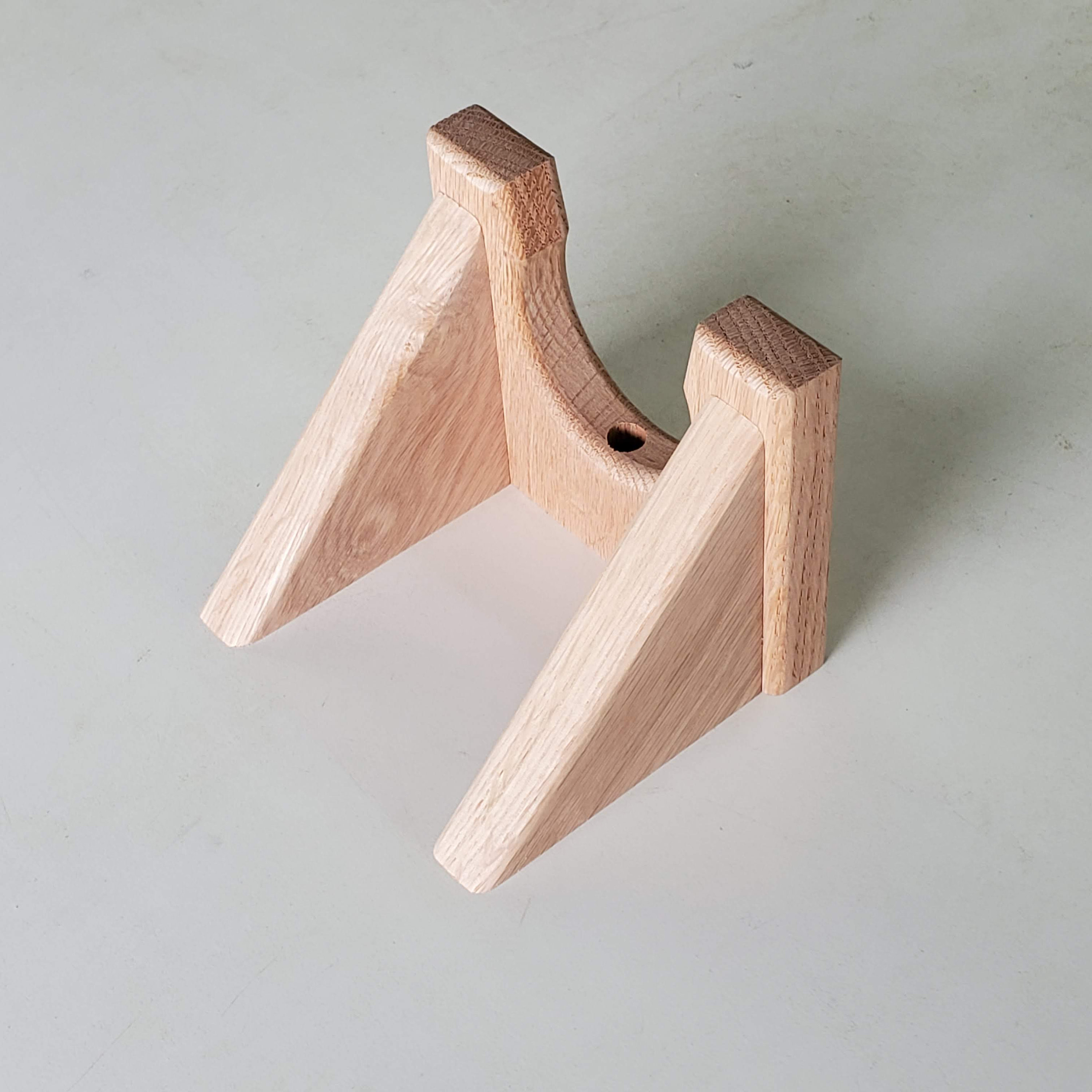 Classical Guitar Wall Hanger, Unfinished Red Oak Wood, String ...