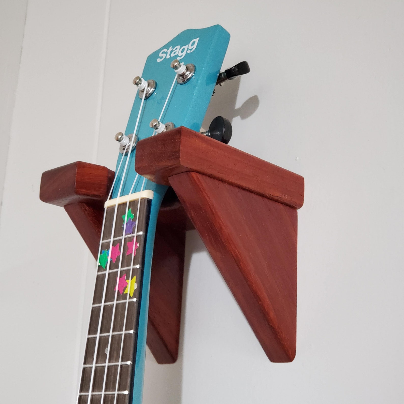 Ukulele Hanger Padauk Wall Hook for Mandolin Gift for Boy or - Etsy