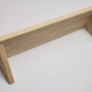 Solid Wood Shelf, 16 Inch Unfinished Pine Shelving, Wall Mount Shelves ...
