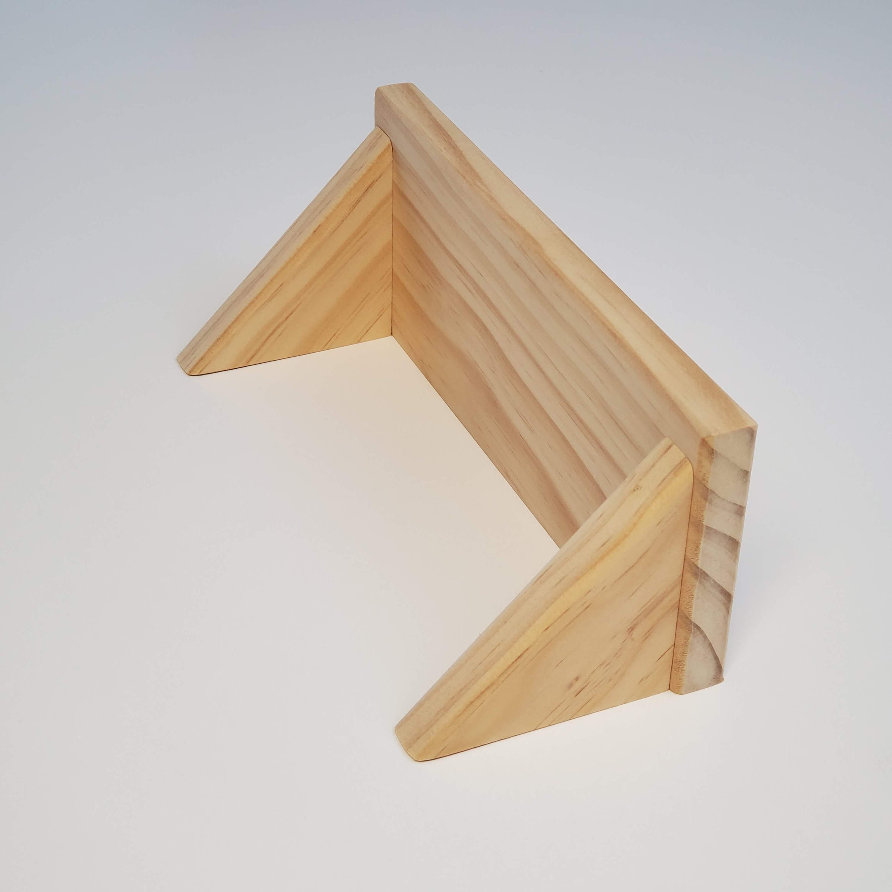 Shelf 10 Inch Simple Unfinished Shelving Keyhole Mount Wall - Etsy UK