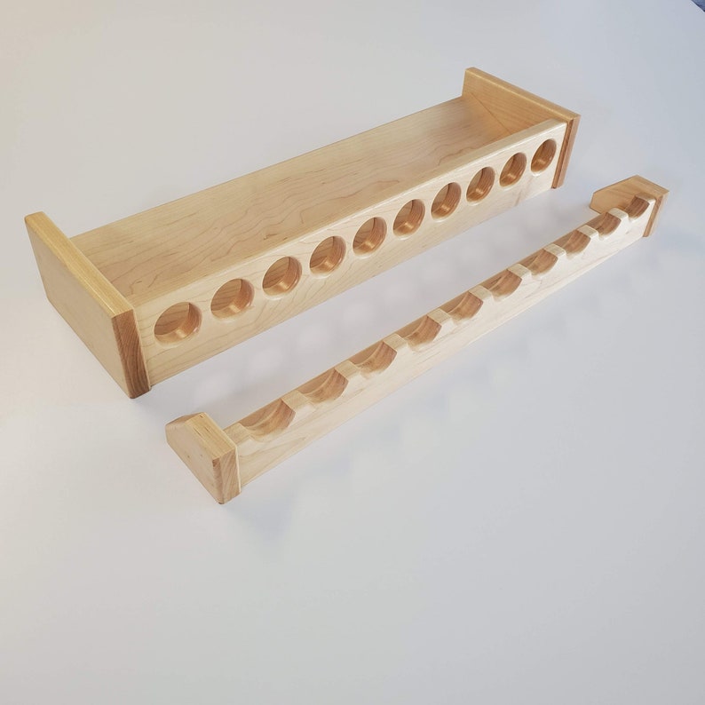 Fishing Rod Rack Solid Maple Large Capacity Custom Size | Etsy