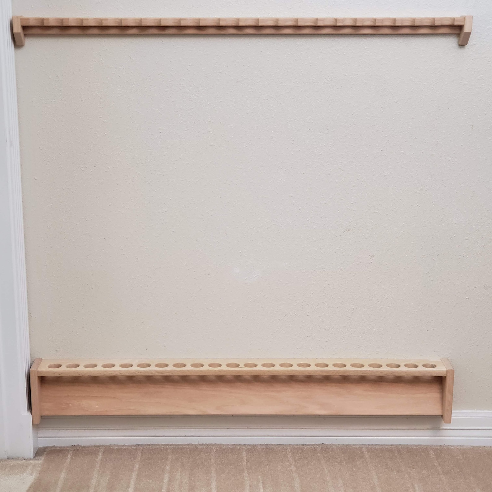 Wall Mount Rod Rack Fishing Pole Holder Large Tackle - Etsy