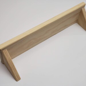 Solid Wood Shelf, 16 Inch Unfinished Pine Shelving, Wall Mount Shelves ...