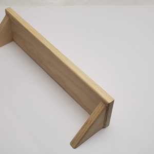 Solid Wood Shelf, 16 Inch Unfinished Pine Shelving, Wall Mount Shelves ...