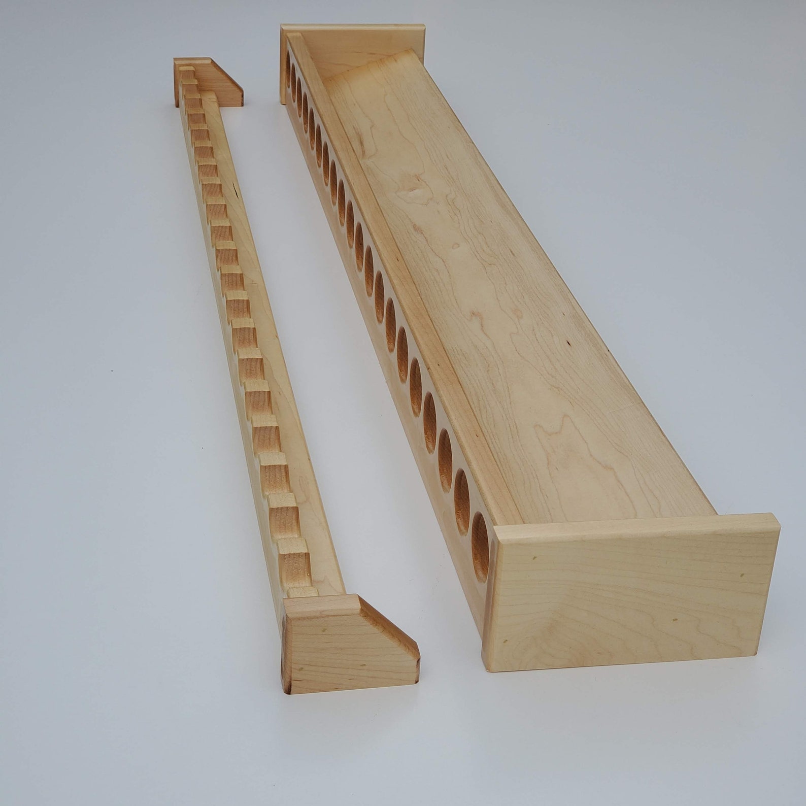 Fishing Rod Rack Solid Maple Large Capacity Custom Size | Etsy