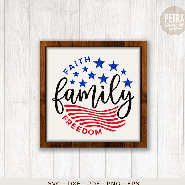 Faith Family Love Svg - Etsy