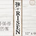 He is Risen Vertical Sign SVG Cut File. Easter SVG for Easter - Etsy