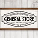 General Store Sign SVG Cut File for Vintage Rustic Home Decor | Etsy