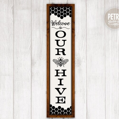Welcome to Our Hive SVG Cut File for Rustic Home and Modern - Etsy