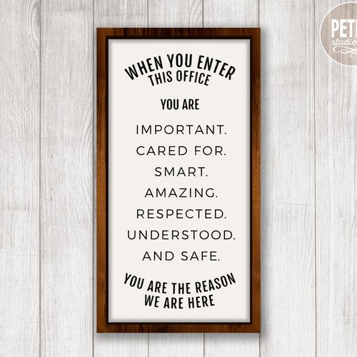 When You Enter This Office SVG. Great for Rustic Sign and - Etsy