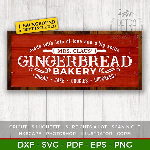 Mrs Claus Bakery Sign - Etsy