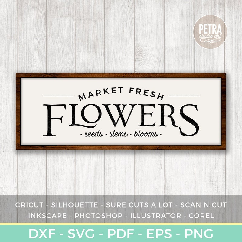 Fresh Cut Flowers Sign - Etsy