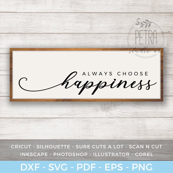 Choose Happiness - Etsy