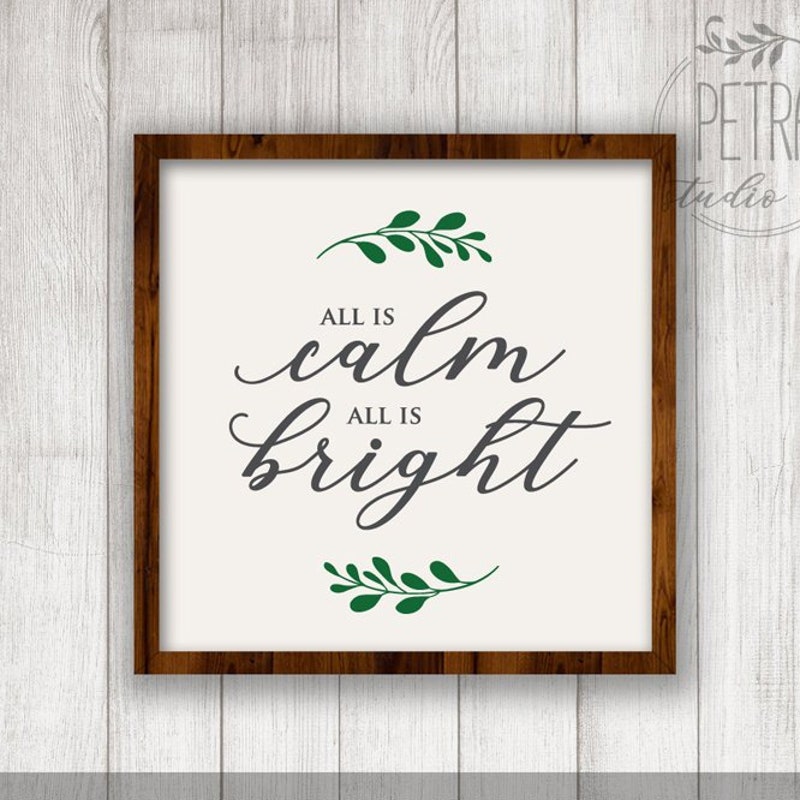 Small Christmas Craft Calm - Etsy