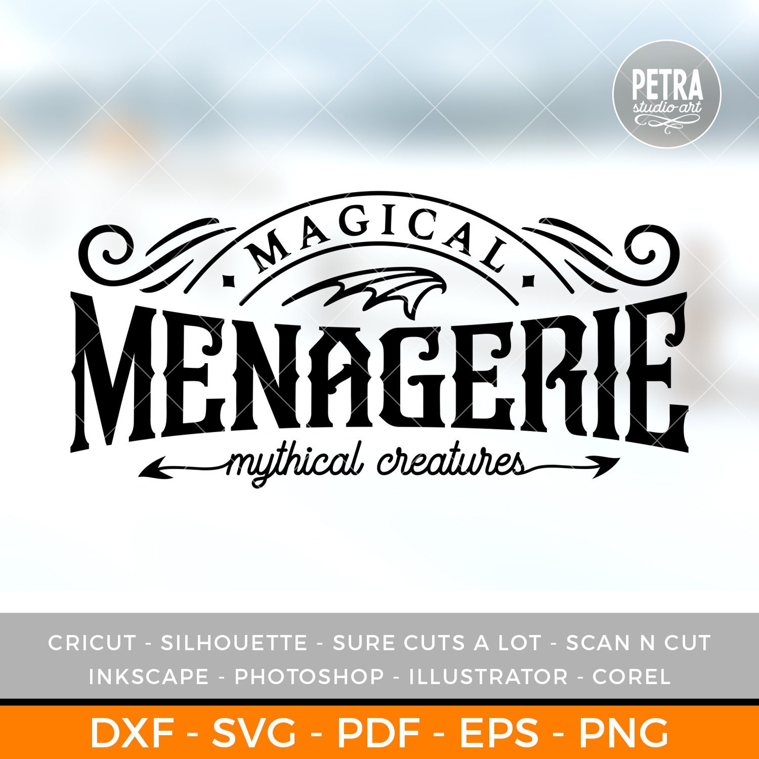 Halloween SVG. Magical Menagerie Mythical Creatures SVG Cut | Etsy