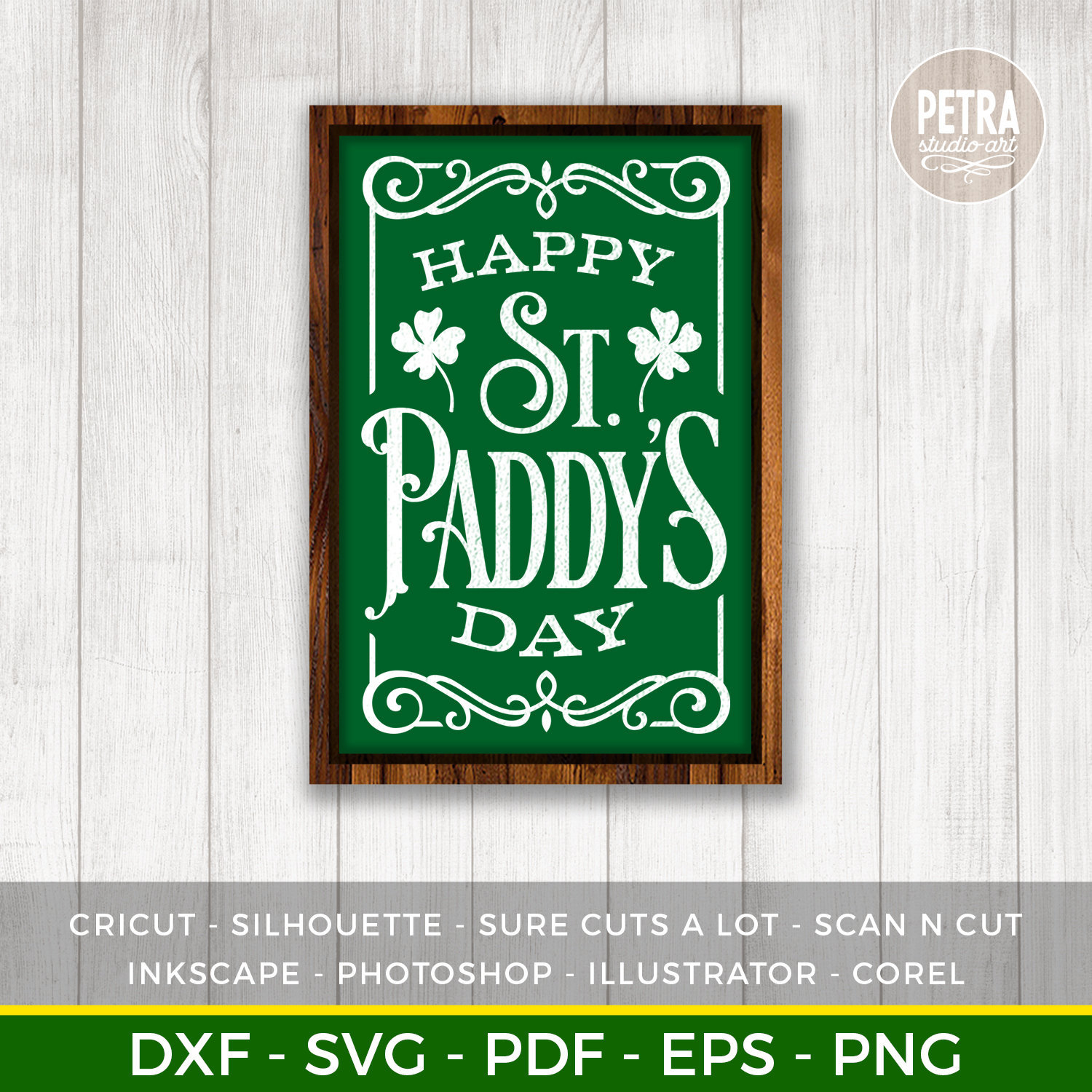 Happy St Paddy's Day SVG Cut File for St Patrick's Day - Etsy