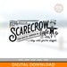 Scarecrow Cafe Sign SVG Cut File. Great for Halloween Sign and Modern ...