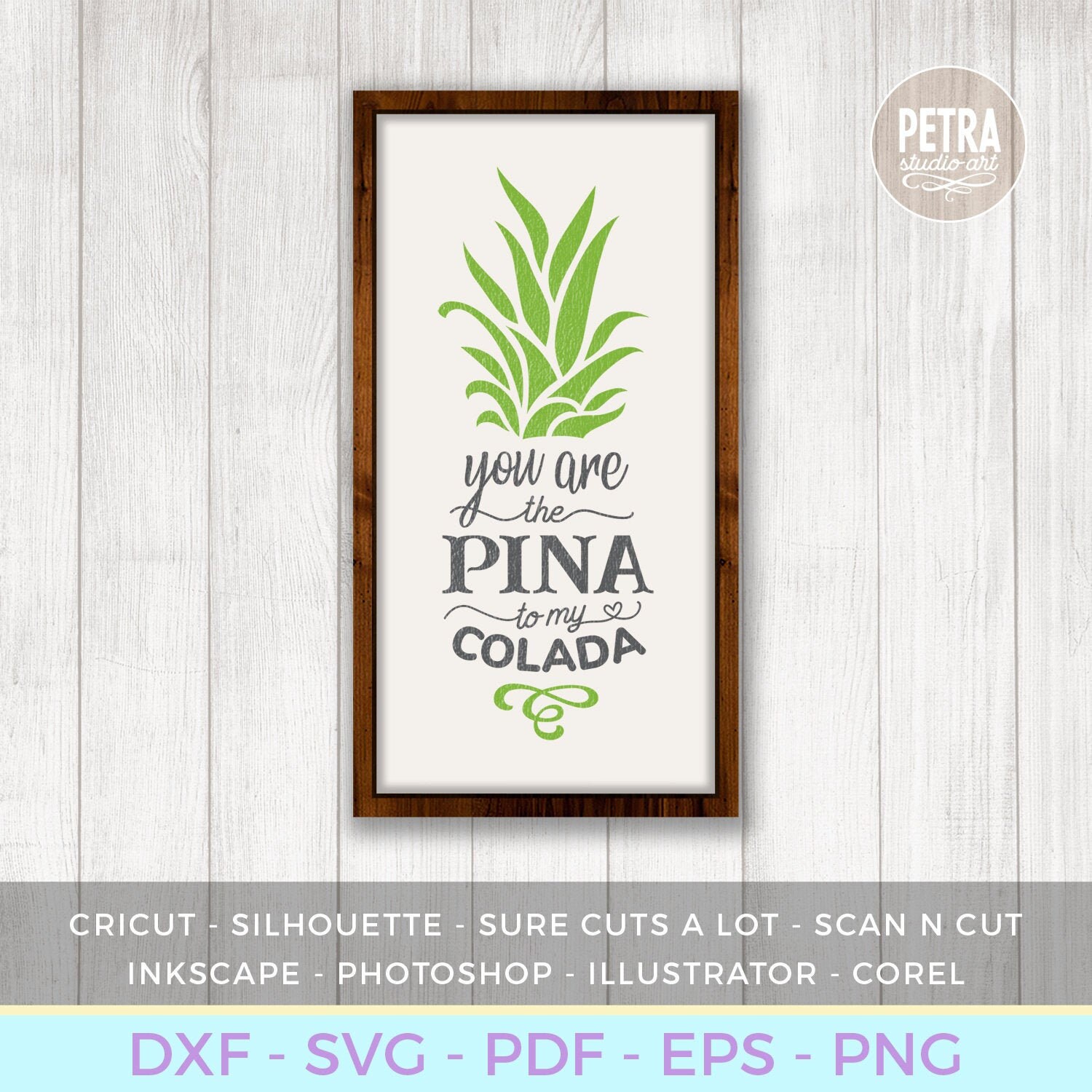 You Are the Pina to My Colada SVG Cut File. Great for Summer - Etsy