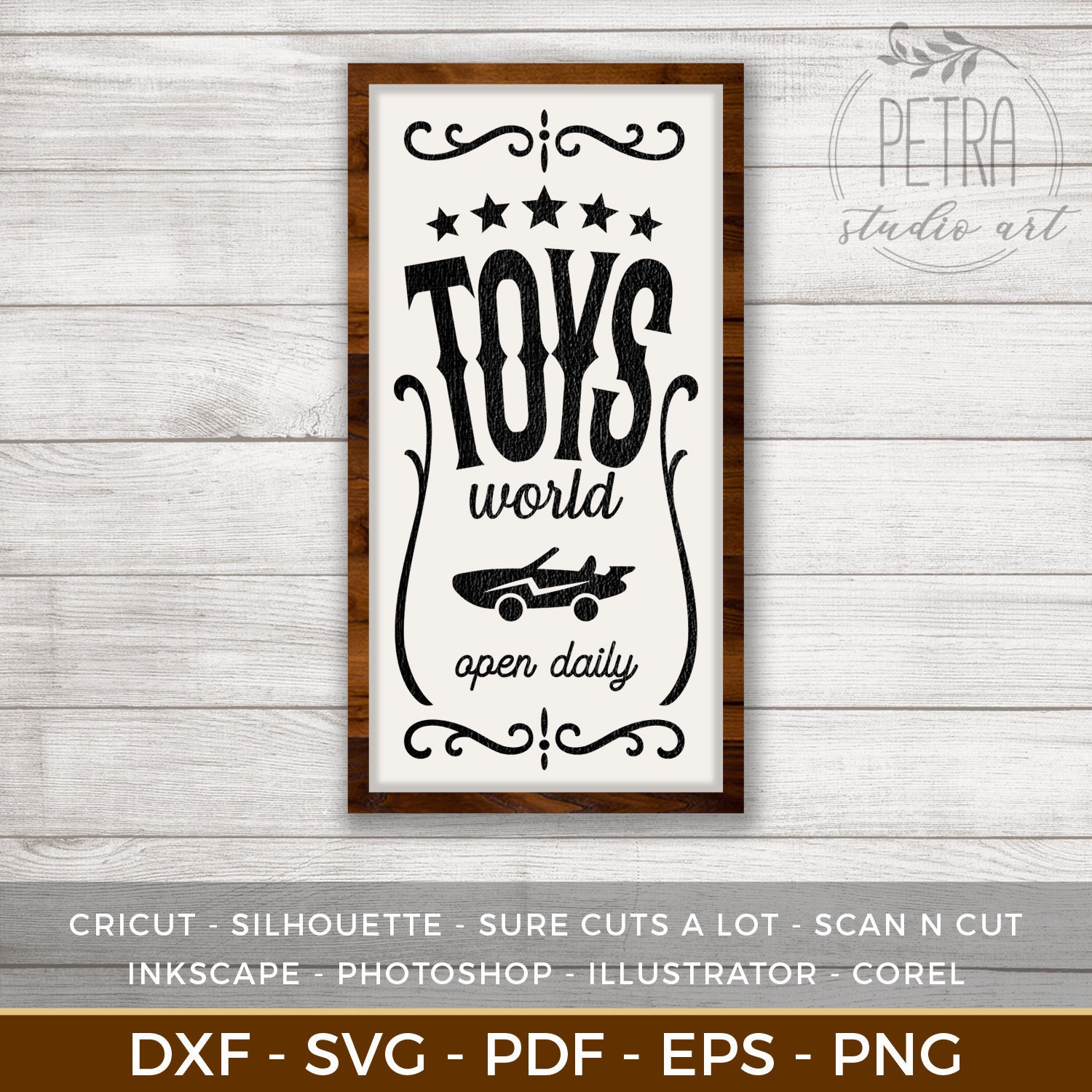 Toys Shop Sign SVG Cut File for Your Vintage Kids Bedroom or - Etsy