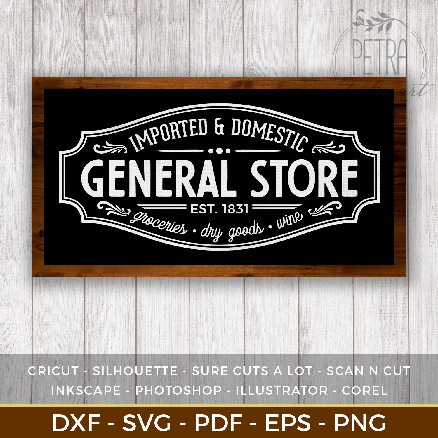 General Store Sign Template