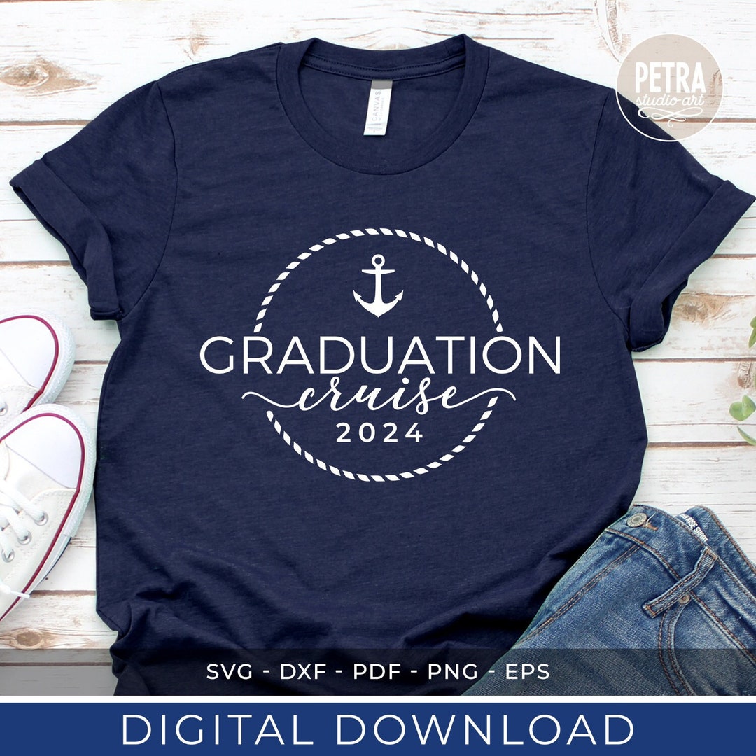 Graduation Cruise With Year SVG Cut File. Great for Making Summer ...