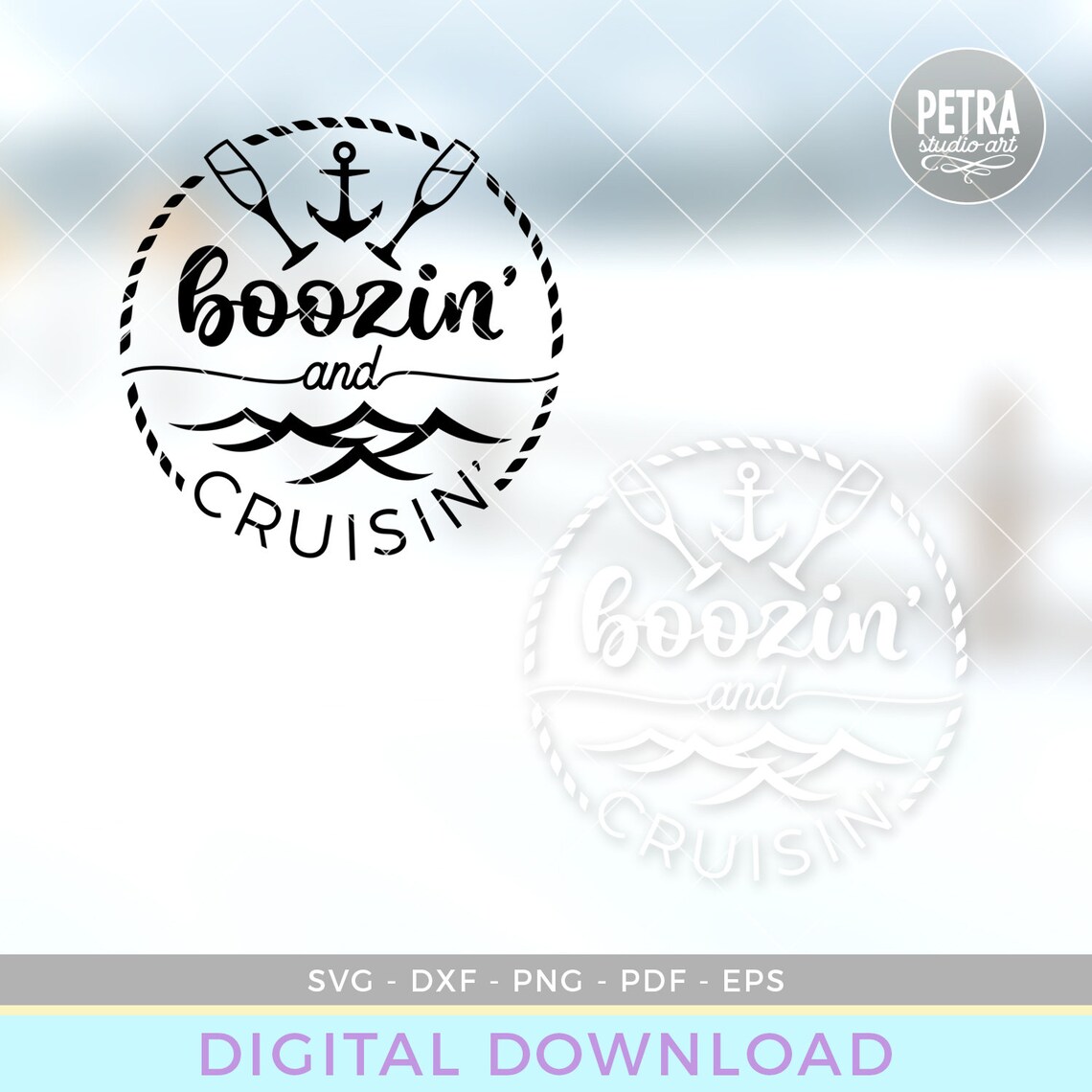 Boozin' and Cruisin'. Cruise SVG Cut File. Great for - Etsy