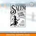 Salem Flying School SVG Cut File. Great for Halloween Rustic - Etsy