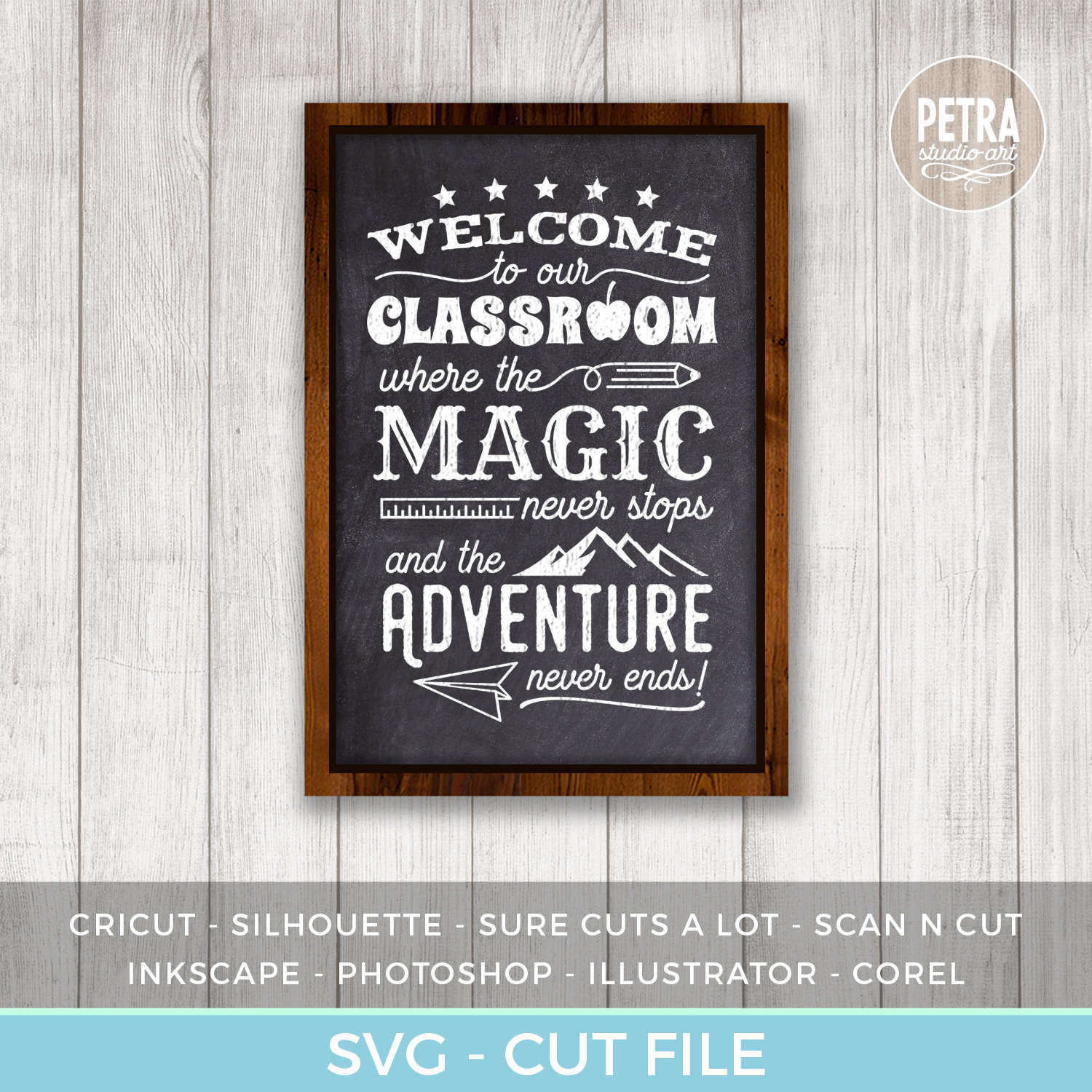 Welcome to Our Classroom SVG. School SVG With Where the Magic Never ...