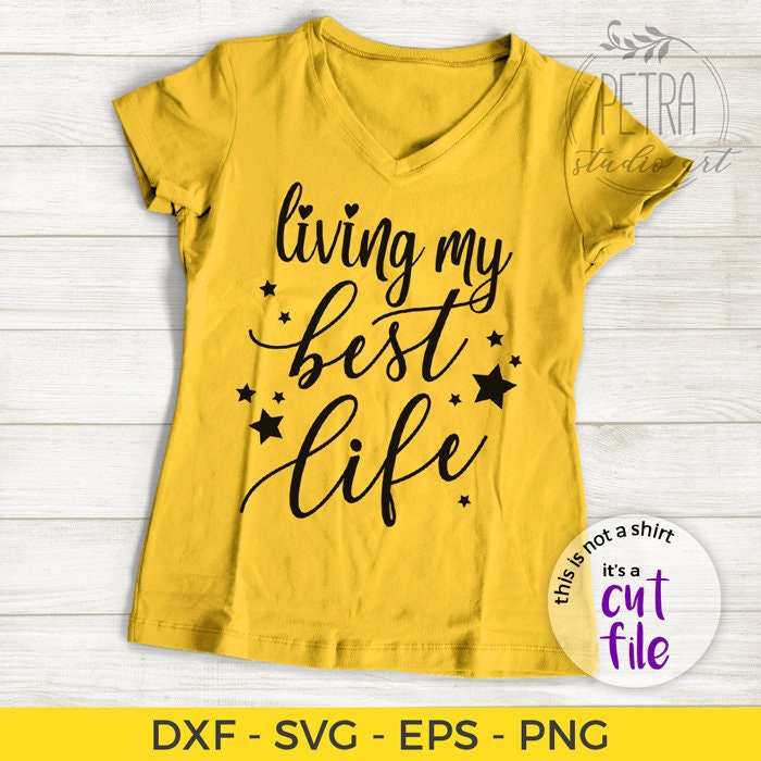 Living My Best Life SVG Cut File Mom Quotes Living Best | Etsy