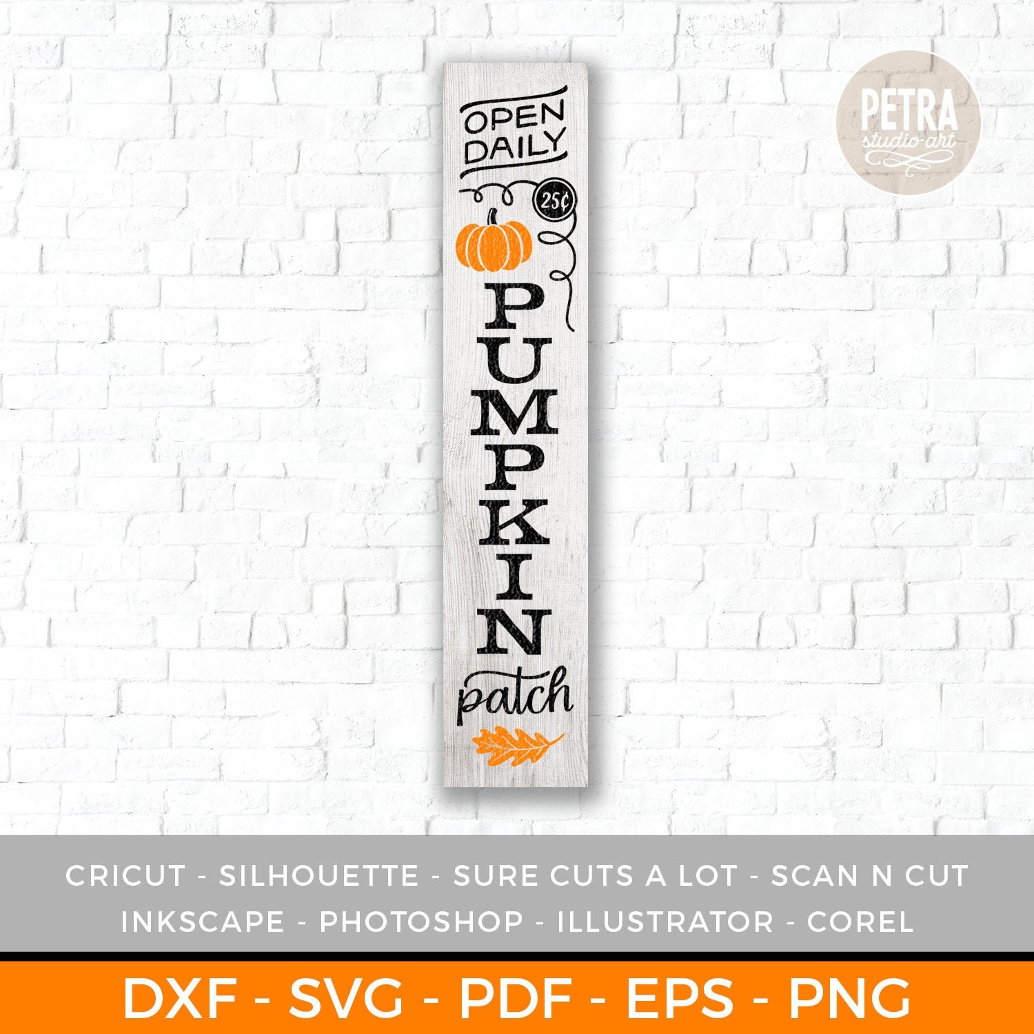 Fall Sign SVG Vertical Welcome Sign for Porch Hello Fall | Etsy