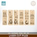 42 Designs of Bookmark Laser Ready SVG Cut Files Bundle. Laser Ready ...