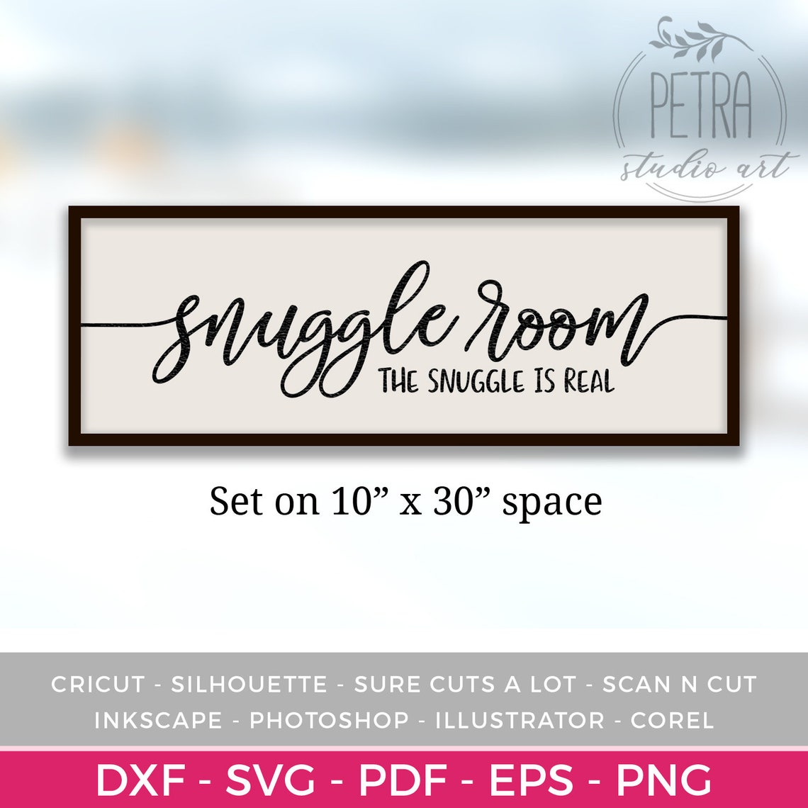 Snuggle Room the Snuggle is Real SVG Cut File for Bed Room - Etsy