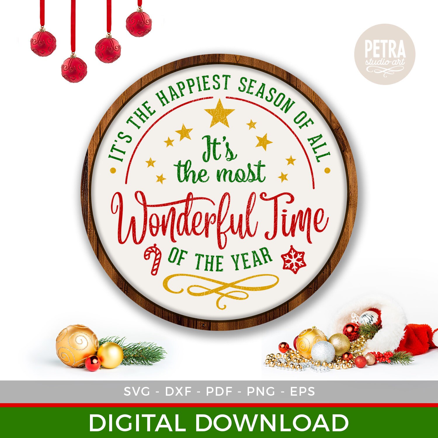 It's the Most Wonderful Time of the Year SVG. Great for Crafting ...