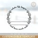 Family Last Name Template With Quotes SVG When Life Begins and Love ...